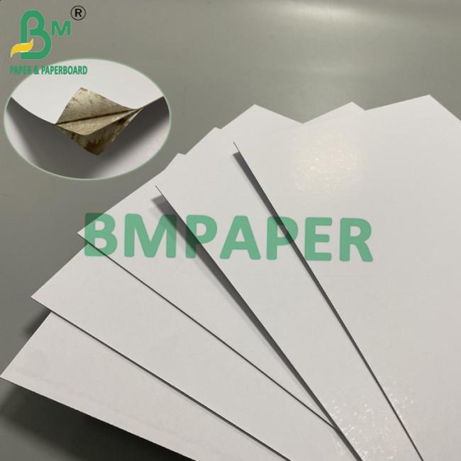 Bright White Claycoated Board With Gray Core 28 X 39" Custom Size Solid Paperboard