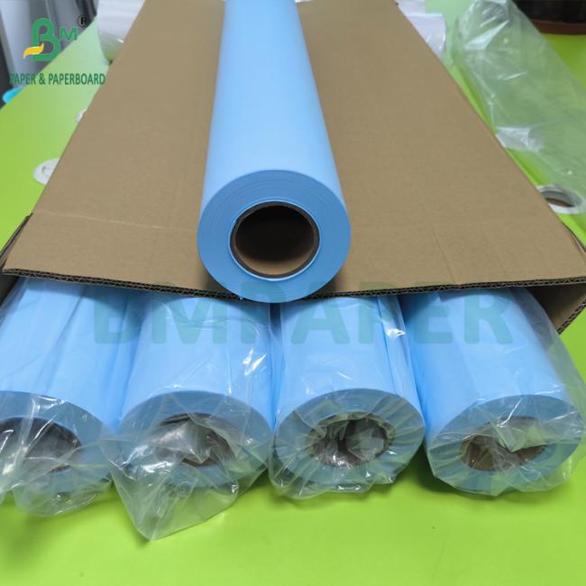 Digital Blueprint Paper Double Sided 30" X 50 Yard 2 Inch Core