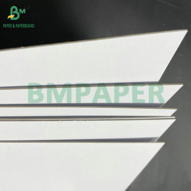 Good Stiffness 1mm 2mm Laminated Cardboard With Both Sided White Middle Grey