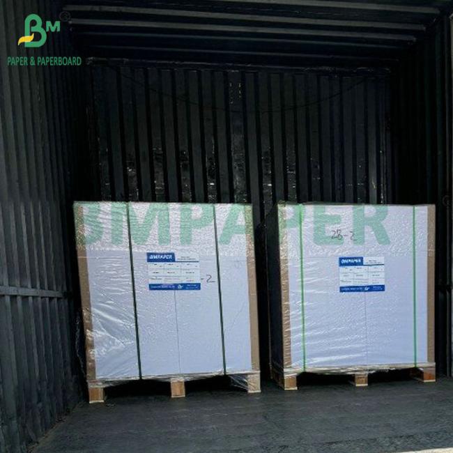 60# Gloss Finish One Side Coated C1S Paper White Label Printing Sheet