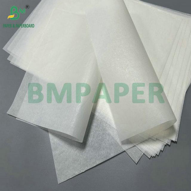 280mm Width White Greaseproof Baking Paper Siliconed 41gr For Bake Cookies 