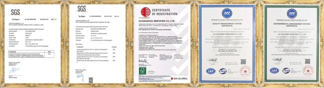 Bmpaper certificate