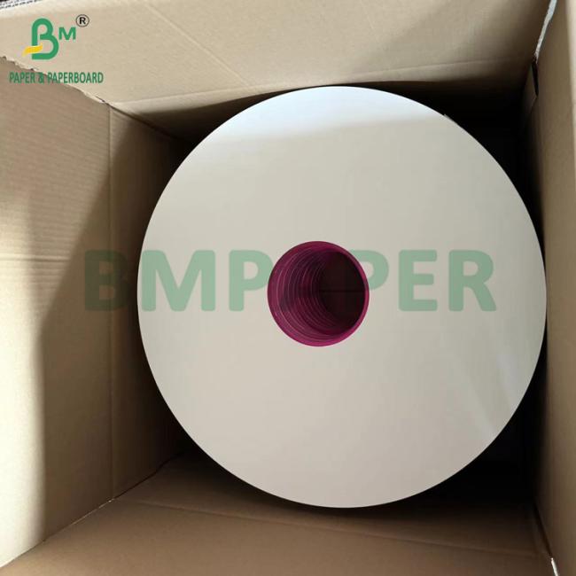 OEM Printing 28g Straw Wrapping Paper Slitting Roll 44mm Food Grade Colored Kraft Paper
