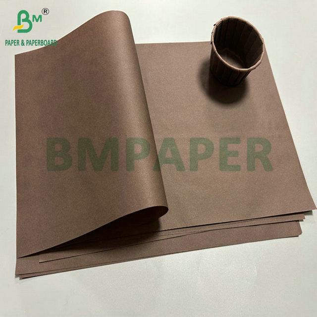 A4 size 30gram 40gram Greaseproof Coffee Color Parchment Paper To Muffin Cups