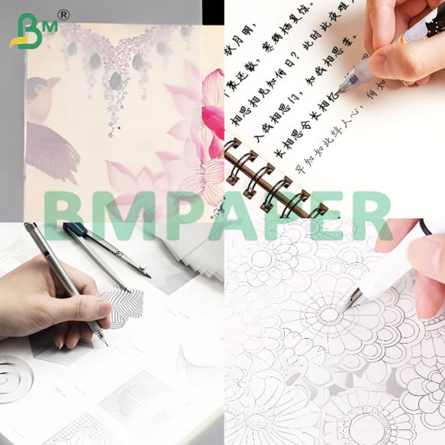 53-285 GSM Semi-transparent Tracing Paper for Copying and Drawing