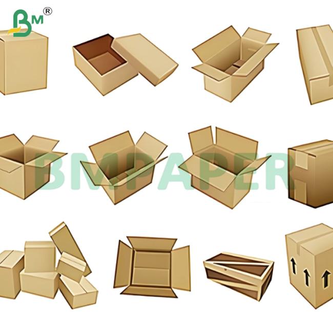 Uncoated 2 Ply 3 Ply Fluted Paper Board with Strong Structure