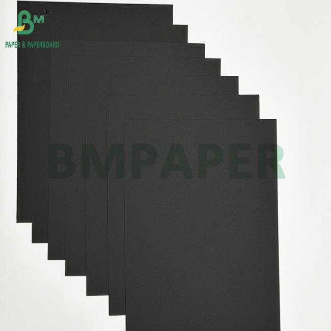 400gsm 450gsm Black Cardboard Sheets For Perfume Box 89 x 119cm Good Folding