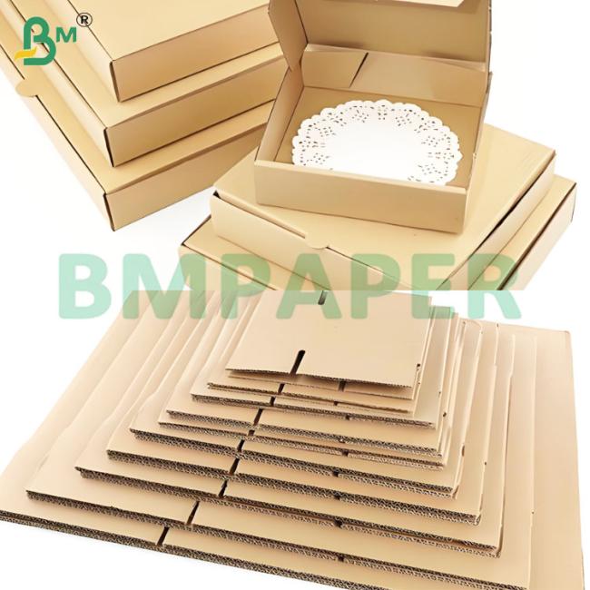 B Flute 150+150gsm Corrugated Paper Sheets in Multiple Print Colors