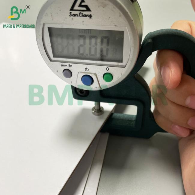 High Rigidity 2mm 2.5mm Wood Pulp White Cardboard for Indoor POS Display Board