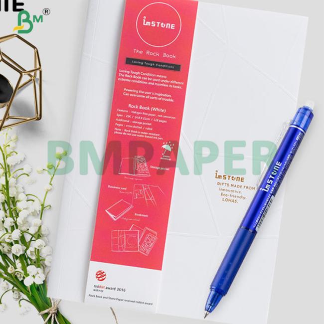 150um Waterproof Recyclable Stone Paper Non Pollution For Making High - End Notebook