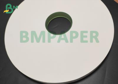 China Toothpick Wrapping Food Grade Paper Roll 24GSM * 26.5mm Width White Color for sale