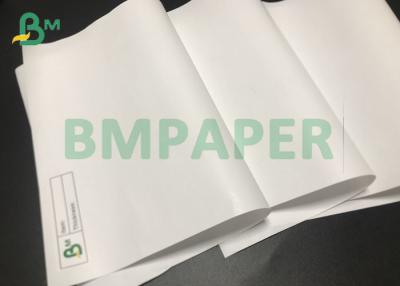 Cina carta termica bianca dello spazio in bianco rivestito spesso di 55gsm 70gsm per il registratore di cassa di posizione in vendita