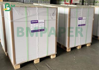 Chine double blanc d'actions de couverture en papier glacé de 12pt 260gsm dégrossi enduit en feuille à vendre