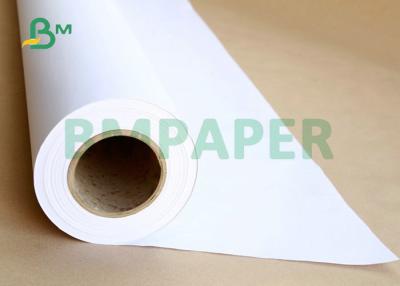 China 2 papel de la ingeniería de la base 80GSM 90GSM cad de la pulgada para el trazado ancho del formato en venta