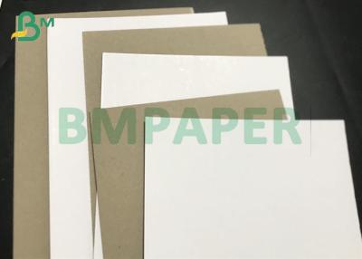 China Recyclable 900gsm 1250gsm thick White claycoat Duplex Board Grey Back Sheets for sale