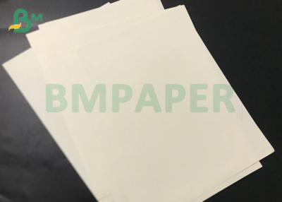 China Jumbo rolls 80g 100g Uncoated Cream Woodfree Offset Paper For Textbook for sale