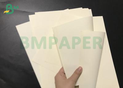 China Jumbo rolls 80g 100g Uncoated Cream Woodfree Offset Paper For Textbook for sale