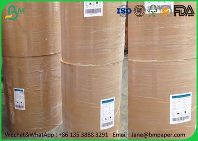 China Uncoated Printing Paper , 53 - 80Gsm 1000 Mm Jumbo Roll Paper For School Notebook for sale