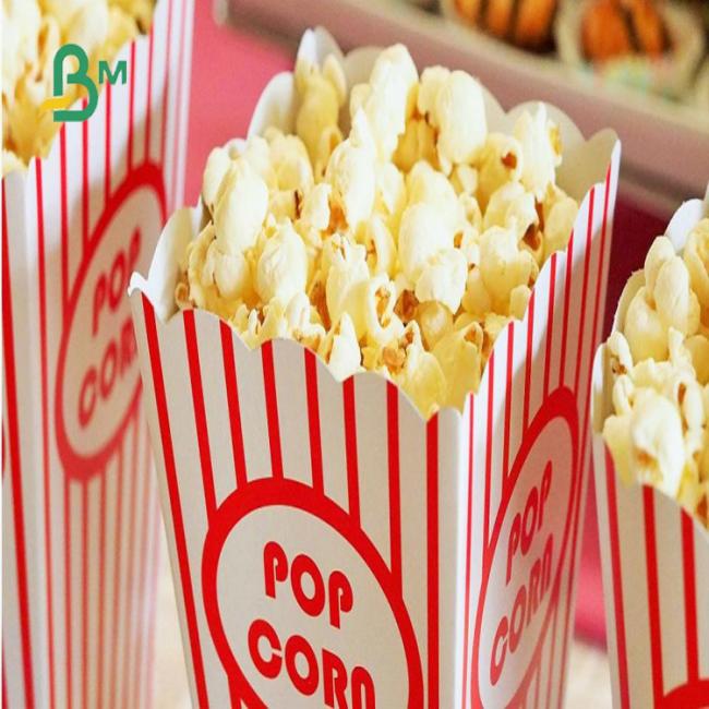  High Bulk 215gsm White Coated Container Board for Popcorn Bucket