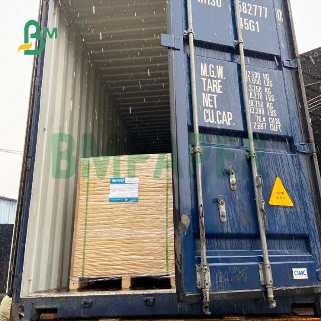 Packing Sheets Packing PE film wrapped , four angels with protector , put on pallet . Rolls packing Wrapped with film and kraft paper on pallet Ream Packing 100 - 500 Sheets / Ream, with kraft paper & PE films, four angels with protectors