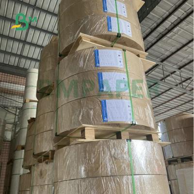 China 150gram 200gram 250gram Uncoated Unbleached Kraft Paper Rolls For Making Box 70cm 100cm for sale