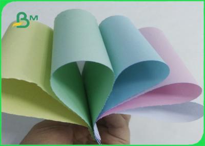 China 55 / 50 / 55 Gsm Offset Printing Copier Paper Rolls , Ncr 5 Colored Paper Jumbo Roll for sale