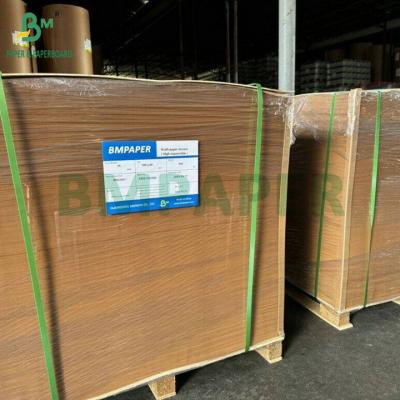 China 75gsm 80gsm Cement Packaging Brown Semi Extensible Kraft Paper for sale