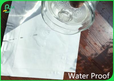 China RBD RPD SPN Two Side Coated Stone Paper Waterproof 1.2g to 1.5g For Map , Menu for sale