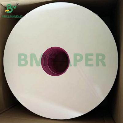China 27mm 30mm 34mm 28gsm Food Grade Printable Straw Wrapping Paper In Roll for sale