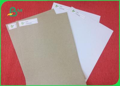 China Recycled Wood Pulp White Coated Duplex Board With Grey Back For Notebook for sale