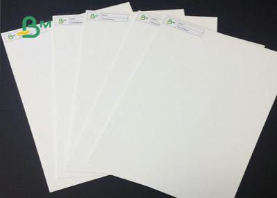 China One Side Glossy Ivory Board Paper , 350gsm Card Thickness White Card Paper Board / SBS Paper Board for sale