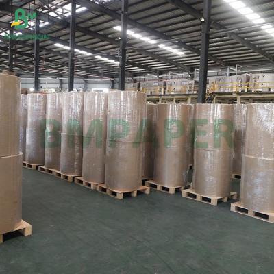 China Jumbo Roll High Bulk 65gm 90um Thermal Paper voor logistiek etiket 600mm Te koop