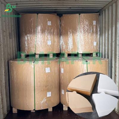 China 50gsm 328mm 500mm White And Brown Coffee Filter Paper Roll Food Grade for sale