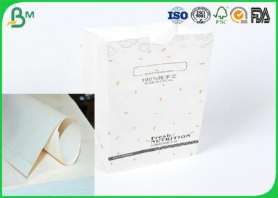 Eco - Friendly Kraft White Food Grade Paper Roll For Drinking Paper Straws