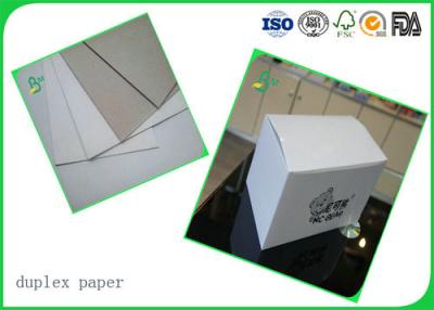 China 450g Tear Resistant Coated Duplex Paper Rolls For Printing , C1S Grey Paper for sale