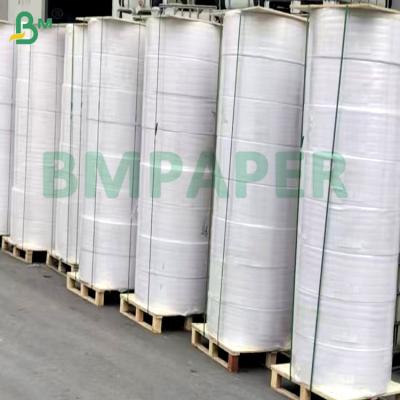 China Geel / groen / roze koolstofvrij kopieerpapier CB / CFB / CF Rollen 20lb met zwart beeld Te koop