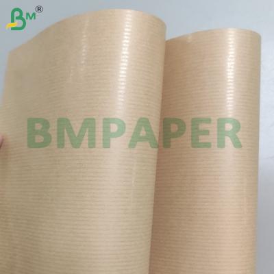 China Smooth Surface Brown Stripped Kraft Paper Sheets for Flower Packing for sale
