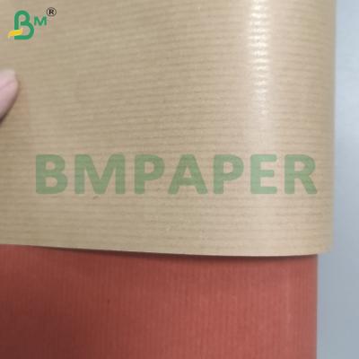 China Smooth Surface Brown Stripped Kraft Paper Sheets for Flower Packing for sale
