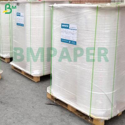 China 24gm de papel branco impresso em palha ecológica embalado em papel alimentício 22mm 5000m para embalagens de palha à venda