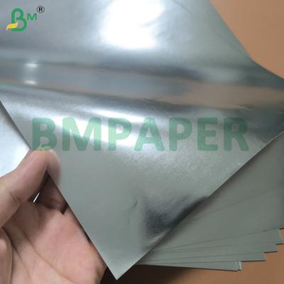 China 80gsm 90gsm Metallic Silver Beer Label Paper For Beer Bottles And Cans for sale