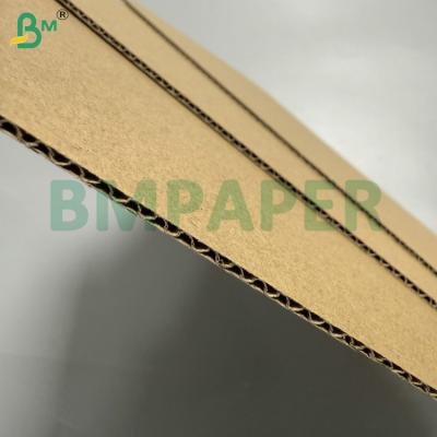 China Triple-Layer Brown E-Flute Corrugated Board To Make Packaging Cartons, Uncoated 140/100/140gsm for sale
