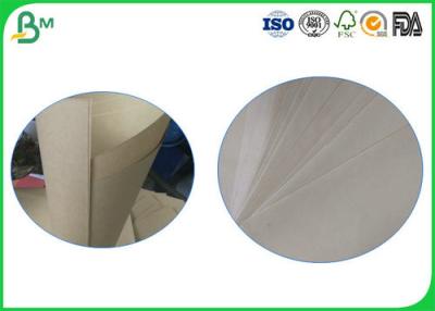 China Recycled Pulp Material 70g Or Customized Size Brown Kraft Liner Paper For Packaging Box for sale