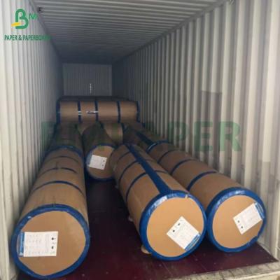 China Unbleached Anti Rust Kraft Roll Paper 40gsm for PV Glass Interleaving for sale