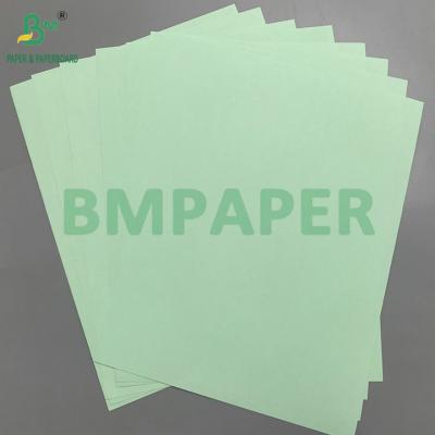 China Green 56gsm 75gsm Blank Carbonless Paper  Black Image For Receipt Books for sale
