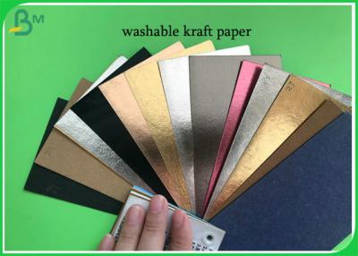 China Eco - Friendly Metallized Roll 0.55mm Washable Kraft Paper With 150cm for sale