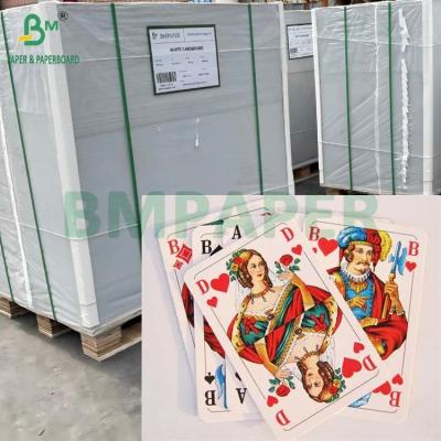 China Good Strength Black Core White Cardboard 0.3MM for Making Playing Cards for sale