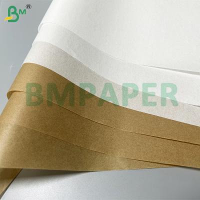 China Oven - Safe Baking Paper Non Stick Brown & White Kraft Parchment Paper for sale