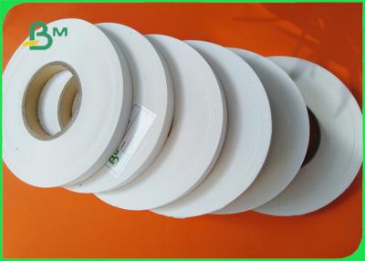 China FDA 30gsm White Small Slitted Roll Straw Wrapping Paper 24mm Width for sale