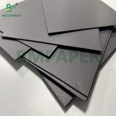 China 1.5mm 1.7mm Black Color F Flute Corrugated Paperboard For Package 1000 x 1420mm for sale