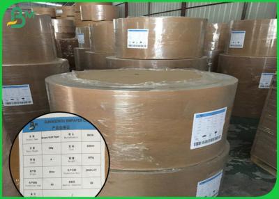 China 40G 50G 60G Uncoated Food Grade Paper Roll , Kraft Brown Paper With FDA Certified for sale